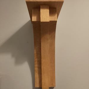 Rustic, Capped Solid Oak Corbel Set - Etsy