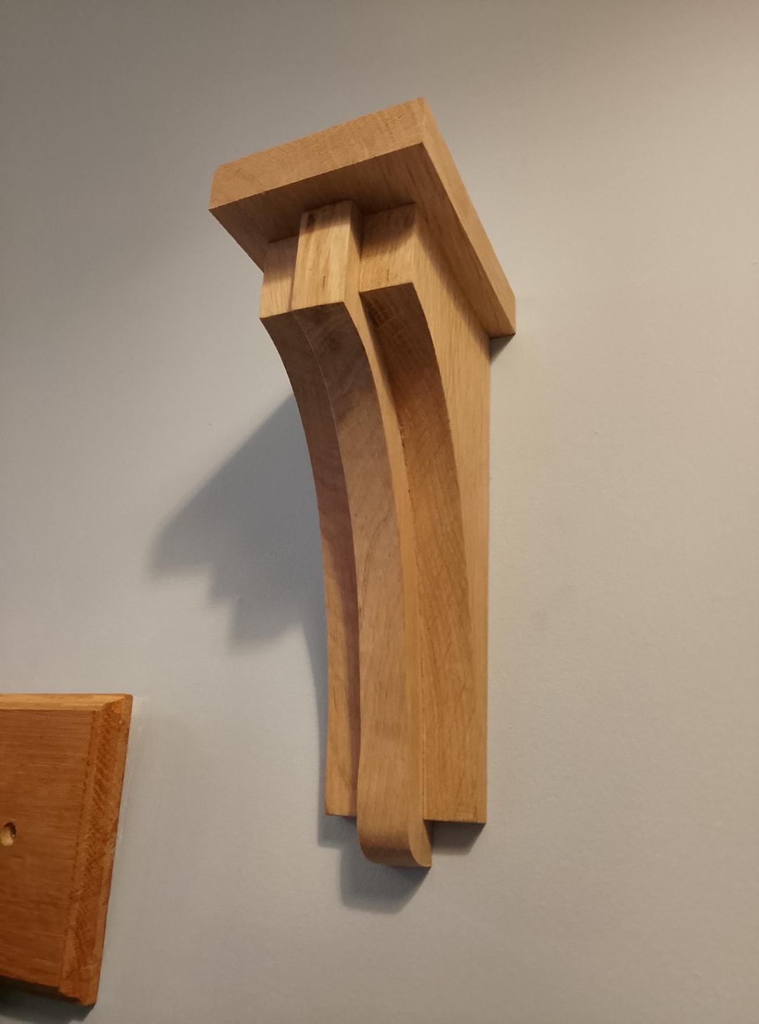 Rustic, Capped Solid Oak Corbel Set - Etsy