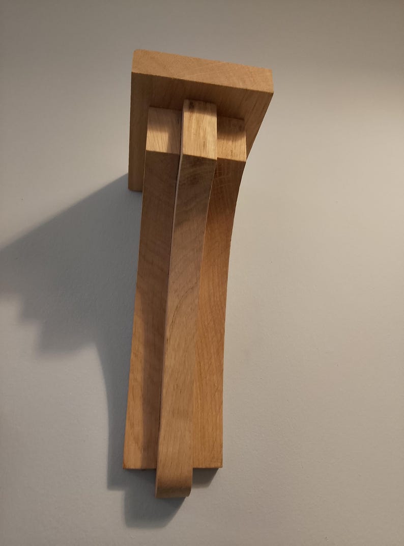 Rustic, Capped Solid Oak Corbel Set - Etsy