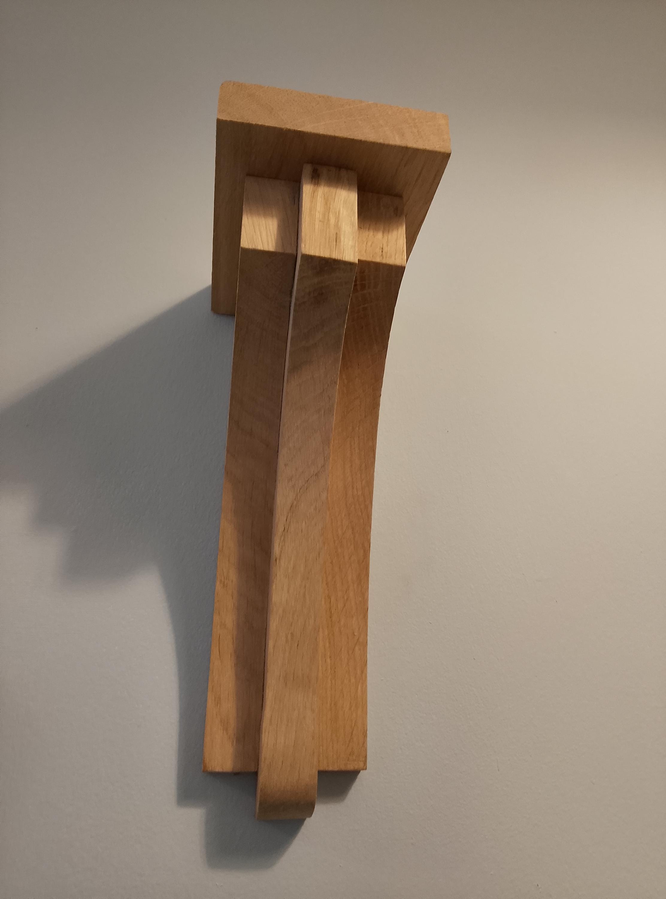 Rustic, Capped Solid Oak Corbel Set - Etsy