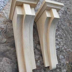 Handcrafted Tulipwood Corbel Set - Etsy