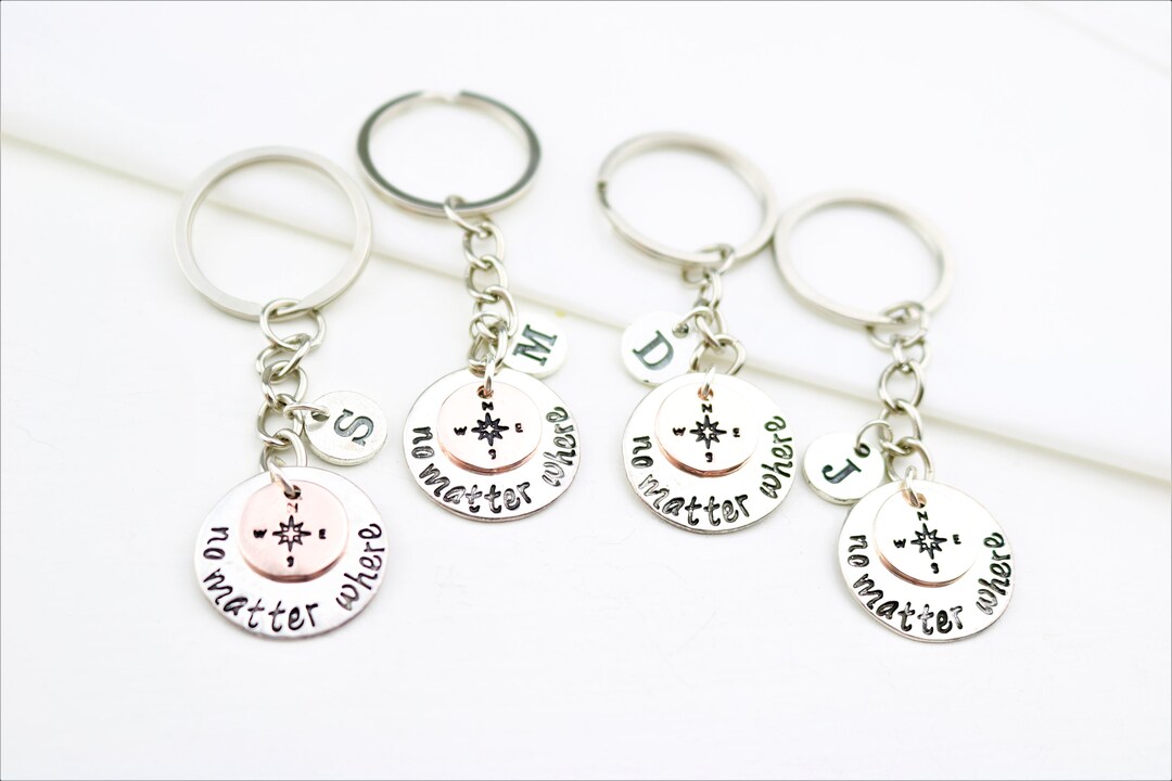 Set of Best Friend Key Rings Keychain for Friends Set of 2 3 - Etsy