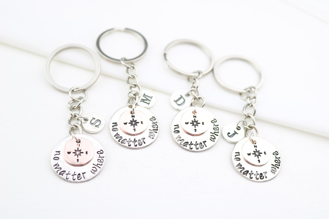 Set of Best Friend Key Rings Keychain for Friends Set of 2 3 | Etsy