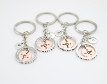 Set of Best Friend Key Rings Keychain for Friends Set of 2 3 | Etsy