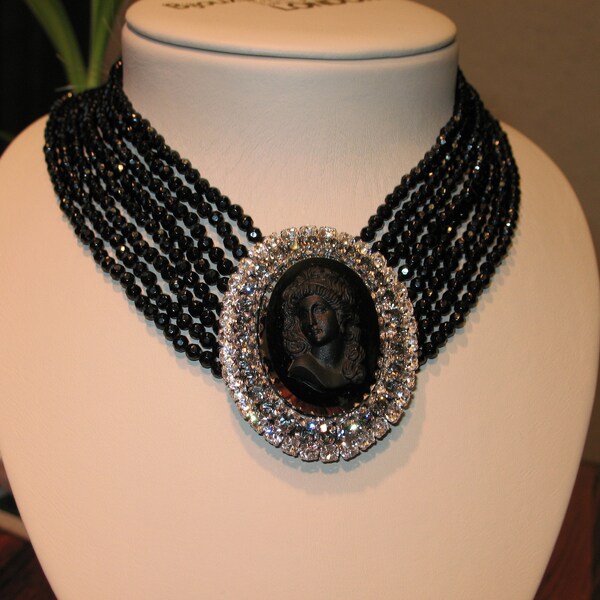 Cameo Necklace - Etsy