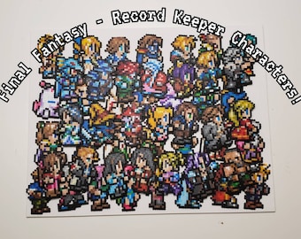 Final Fantasy Pixel Art - Etsy