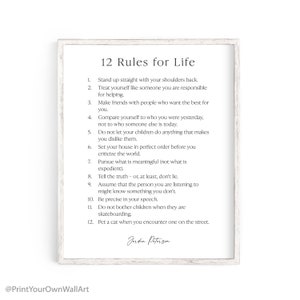 rules for being human