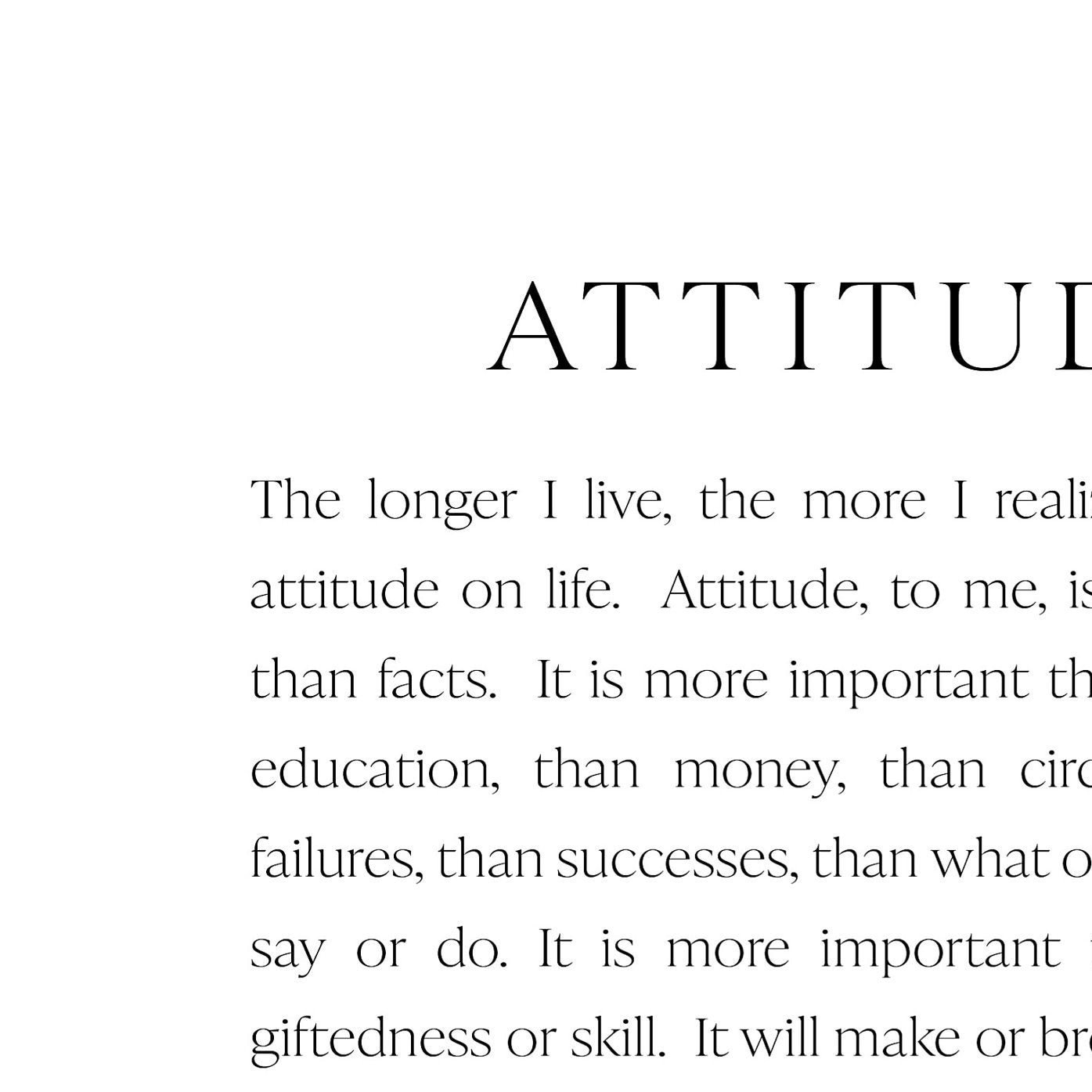 Charles Swindoll Attitude Print Charles Swindoll Quote - Etsy