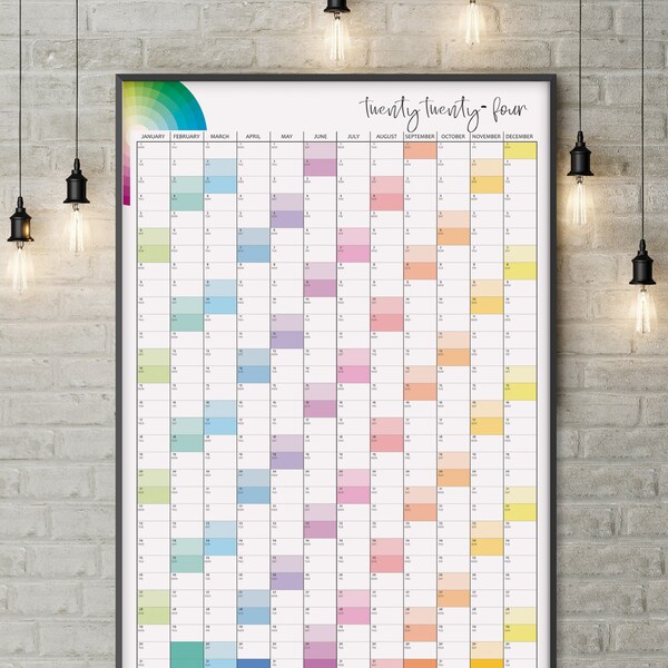 Large 24x36 Calendar - Etsy