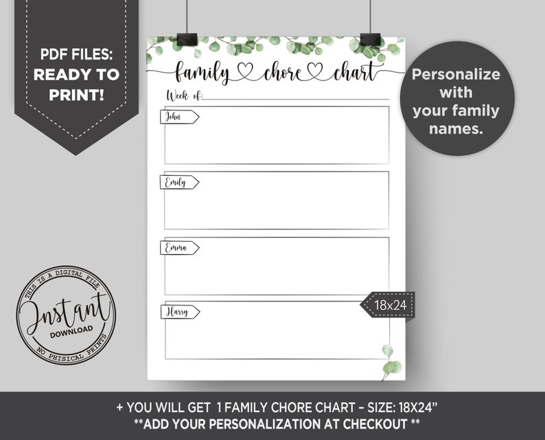 Wall Routine Organizer Bundle Command Center Family Or Etsy Wall Routine Organizer Bundle Command Center Family Or Etsy