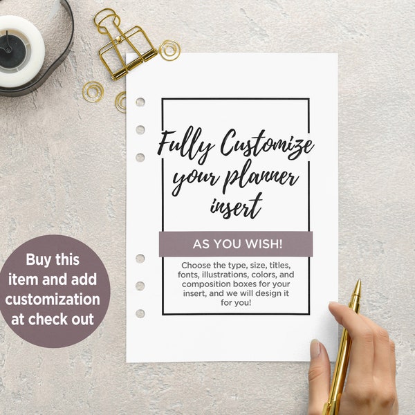 Planner Refill - Etsy