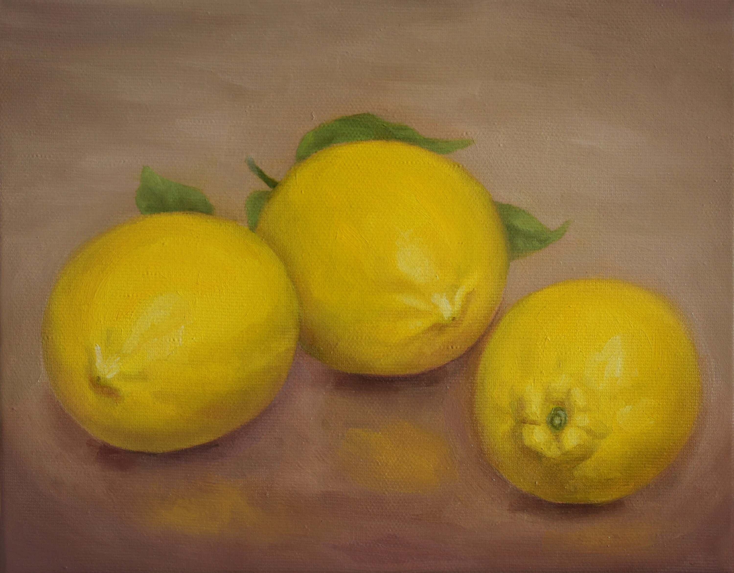 Painting Mini Lemon Painting Acrylic etna.com.pe