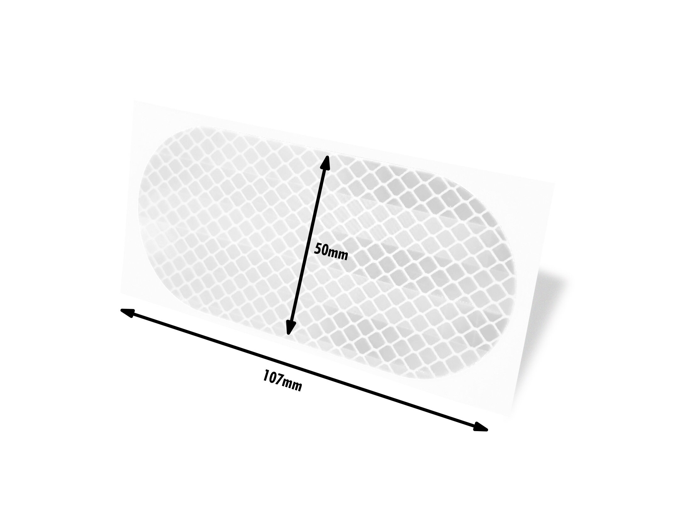 Reflects Pack of 4 Self-adhesive Reflectors Safety in the Dark ...