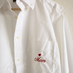 Custom Embroidered Button Down Shirt | Personalized Monogram Shirt ...