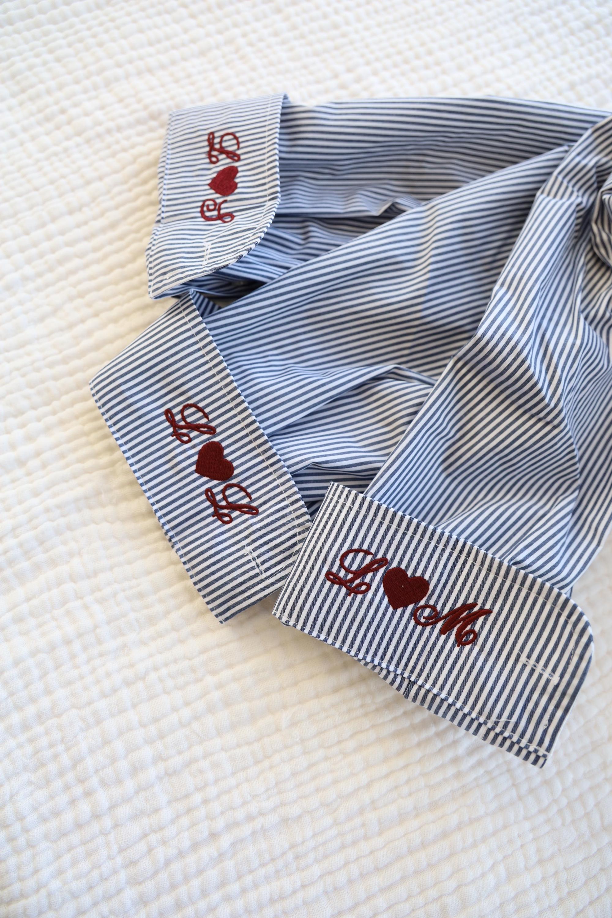 Custom Embroidered Button Down Shirt | Personalized Monogram Shirt ...