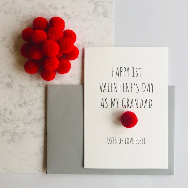 Happy Valentines Day Grandma and Grandpa Card - Etsy