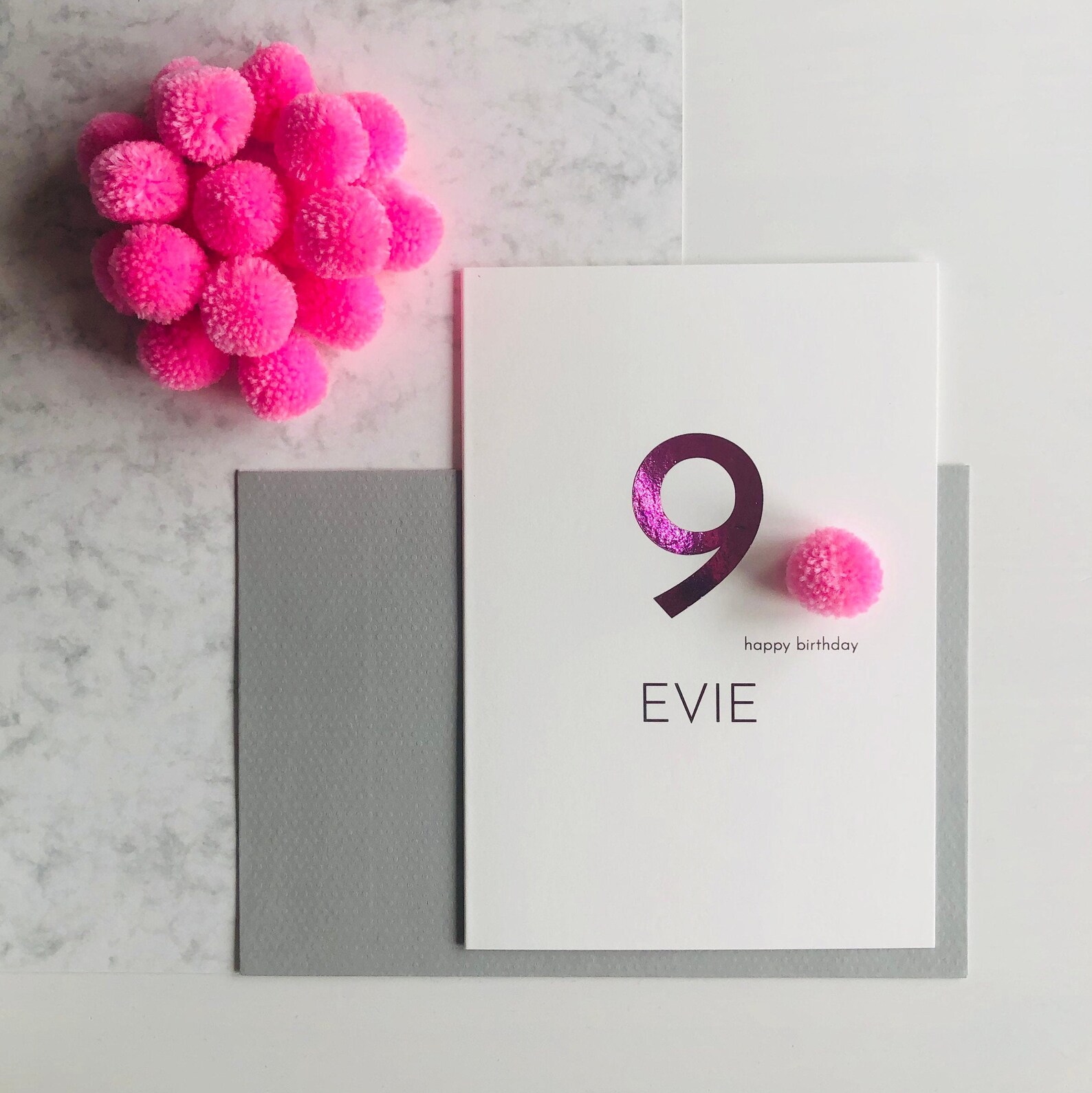 Personalised 9th Birthday Card | Etsy UK