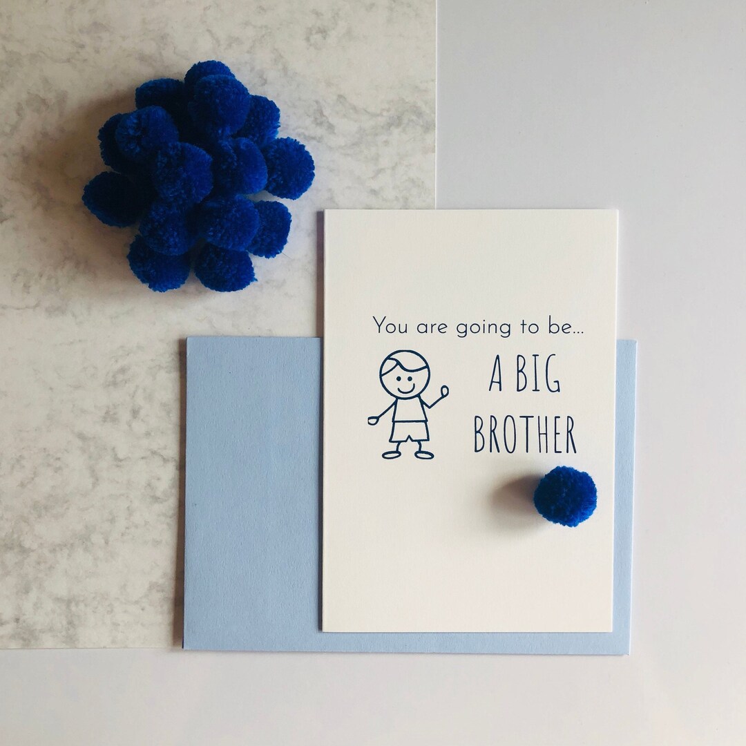 You Are Going to Be a Big Brother Card - Etsy