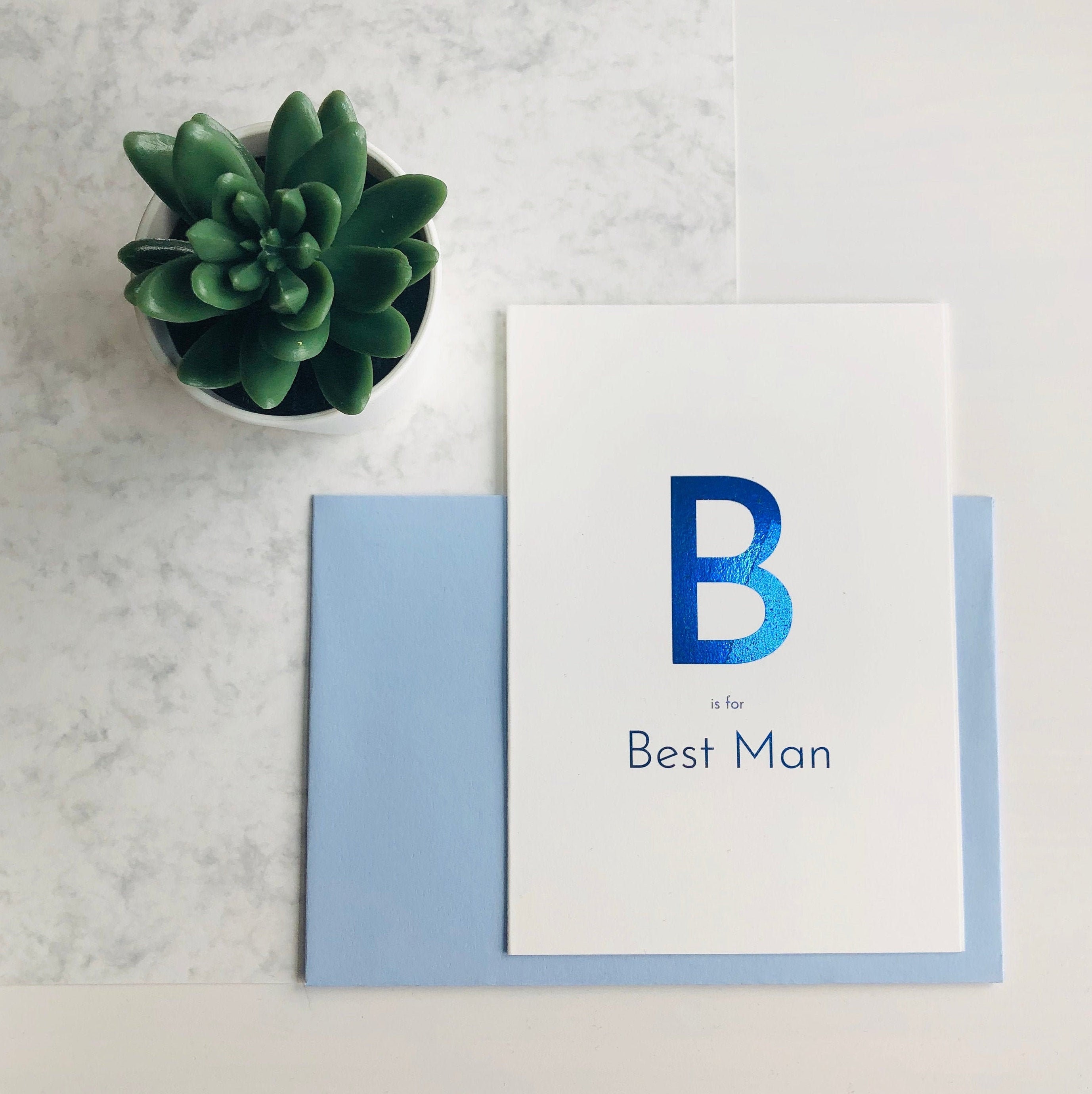 Best Man Card can be personalised for any role | Etsy