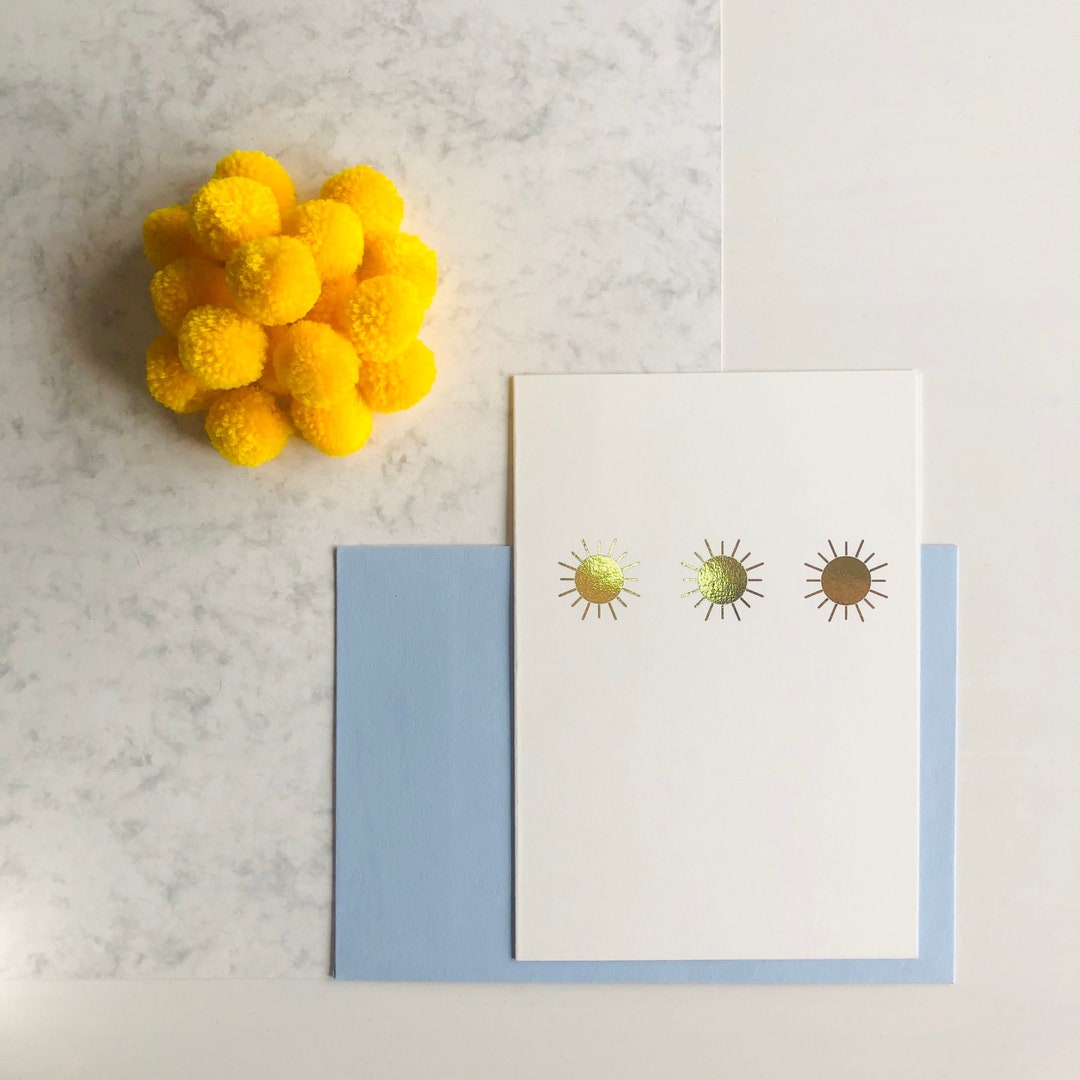 Sunshine Note Card - Etsy