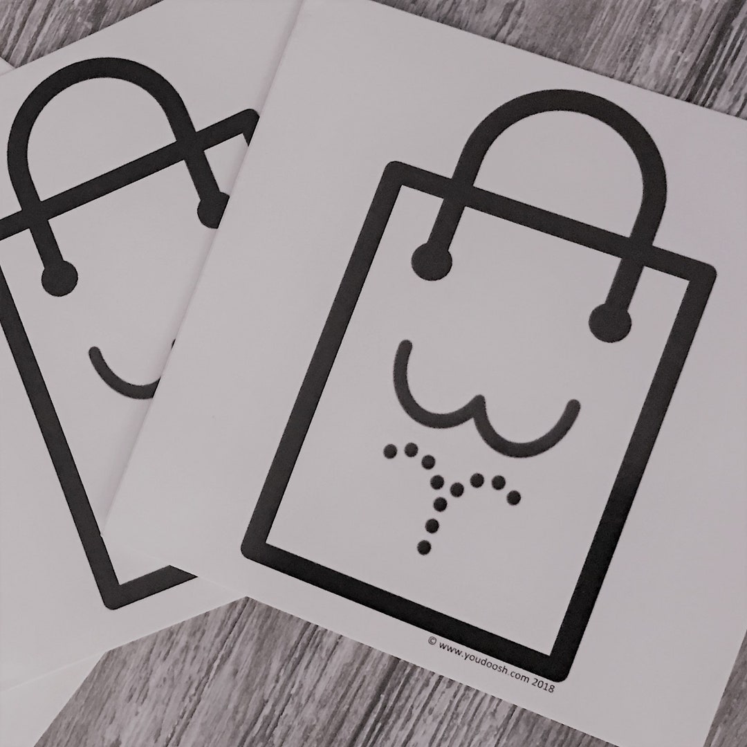 The Dooshbag© 3" X 3" Vinyl Sticker - Etsy