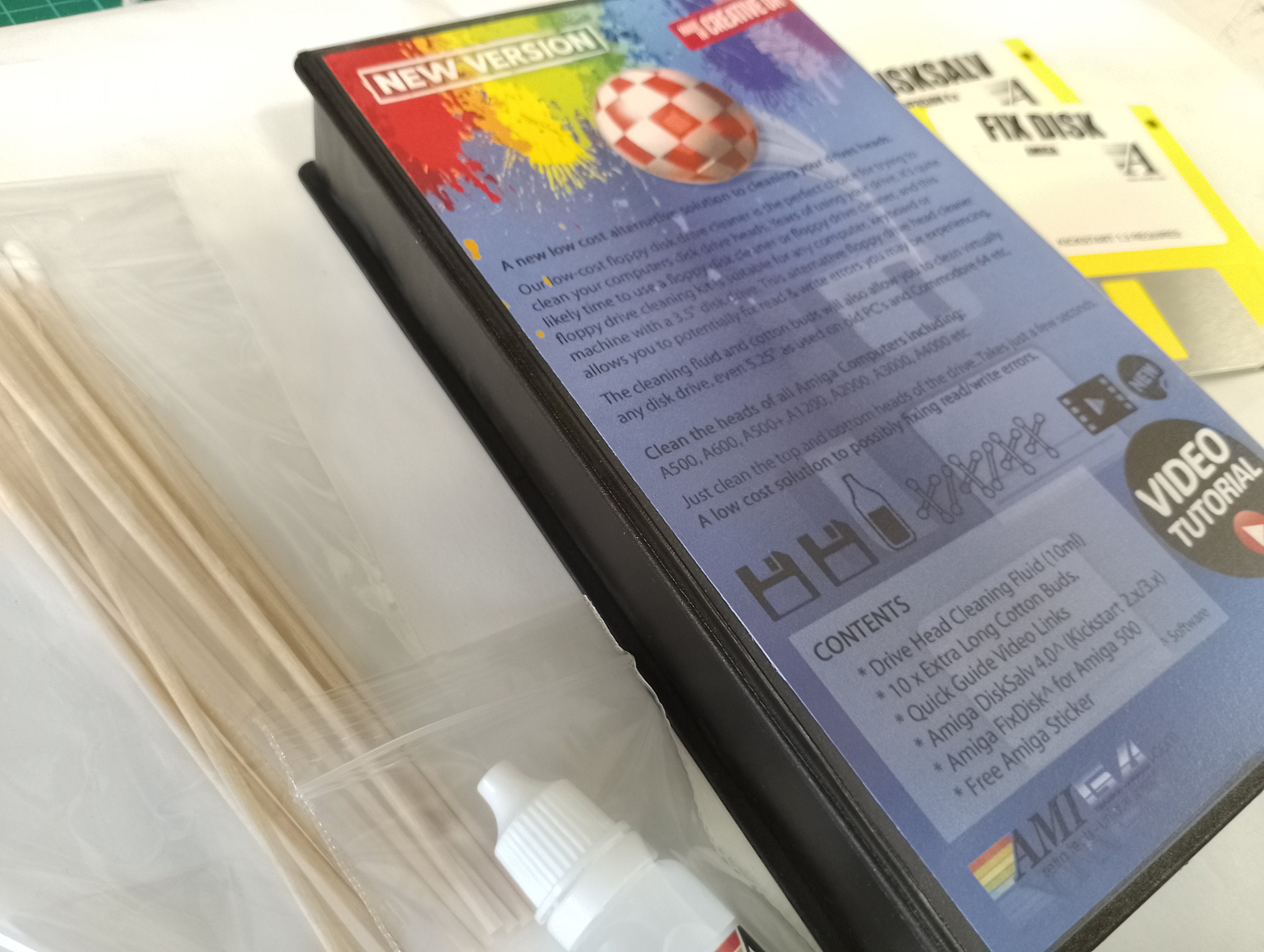 Amiga 3.5" Floppy Disk Drive Head Cleaner Kit [low Cost Alternative ...