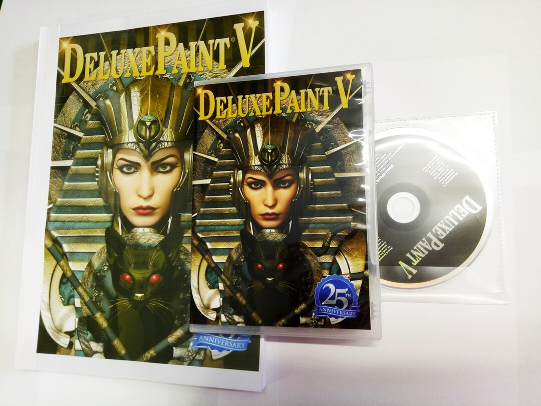 Deluxe Paint 5 New Reversible Artwork 25th CD-ROM Deluxepaint V Dpaint for Amiga - Etsy UK