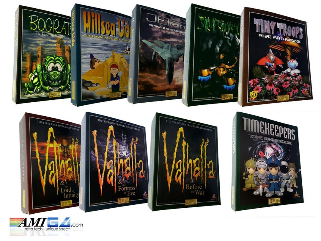 Genuine Classic Boxed Vulcan Games for AMIGA (choice of 8) - Etsy