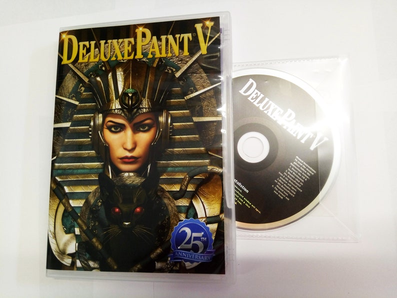 Deluxe Paint 5 New Reversible Artwork 25th CD-ROM Deluxepaint V Dpaint for Amiga - Etsy