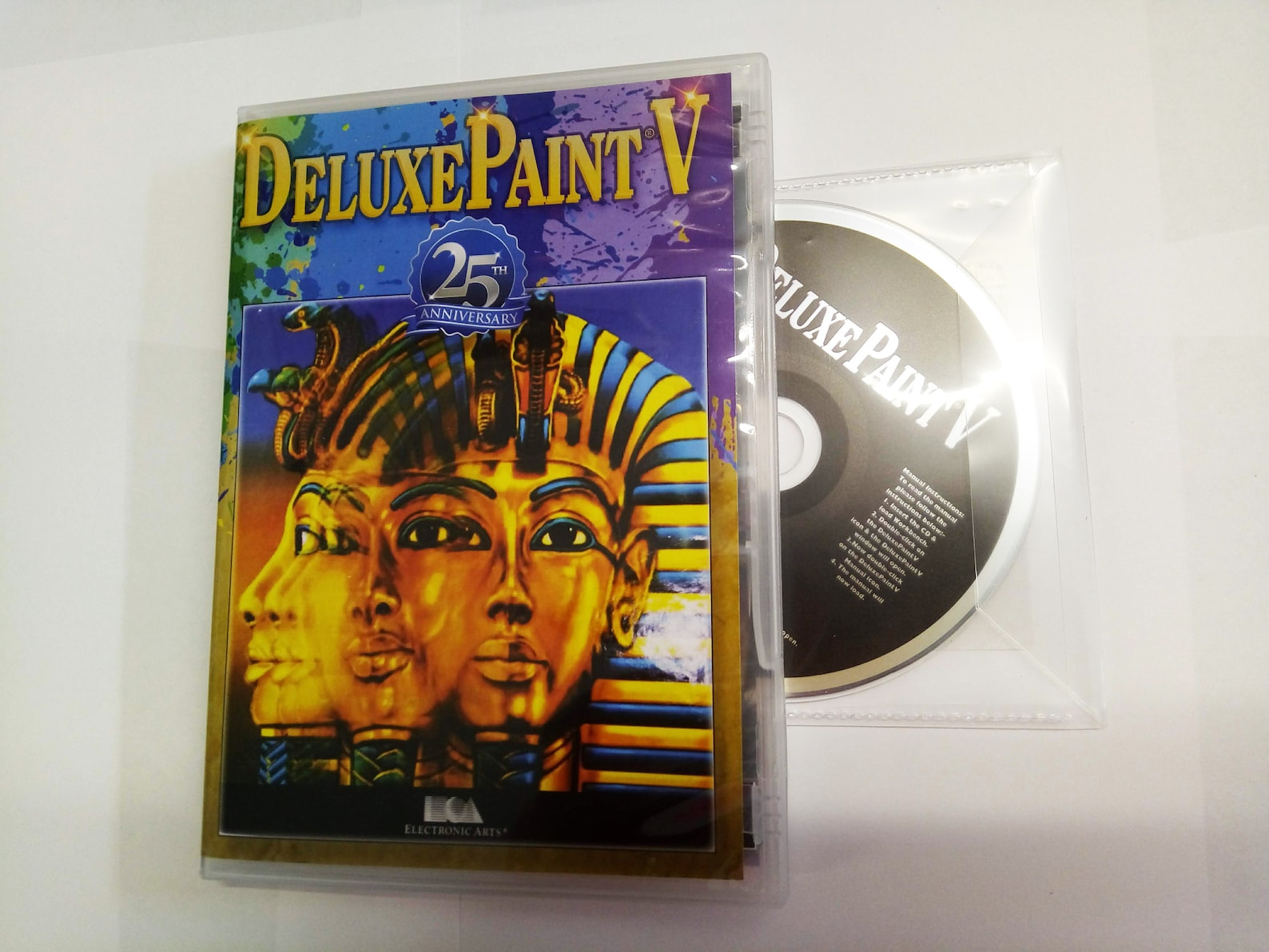 Deluxe Paint 5 - New Reversible Artwork - 25th CD-ROM Deluxepaint V ...