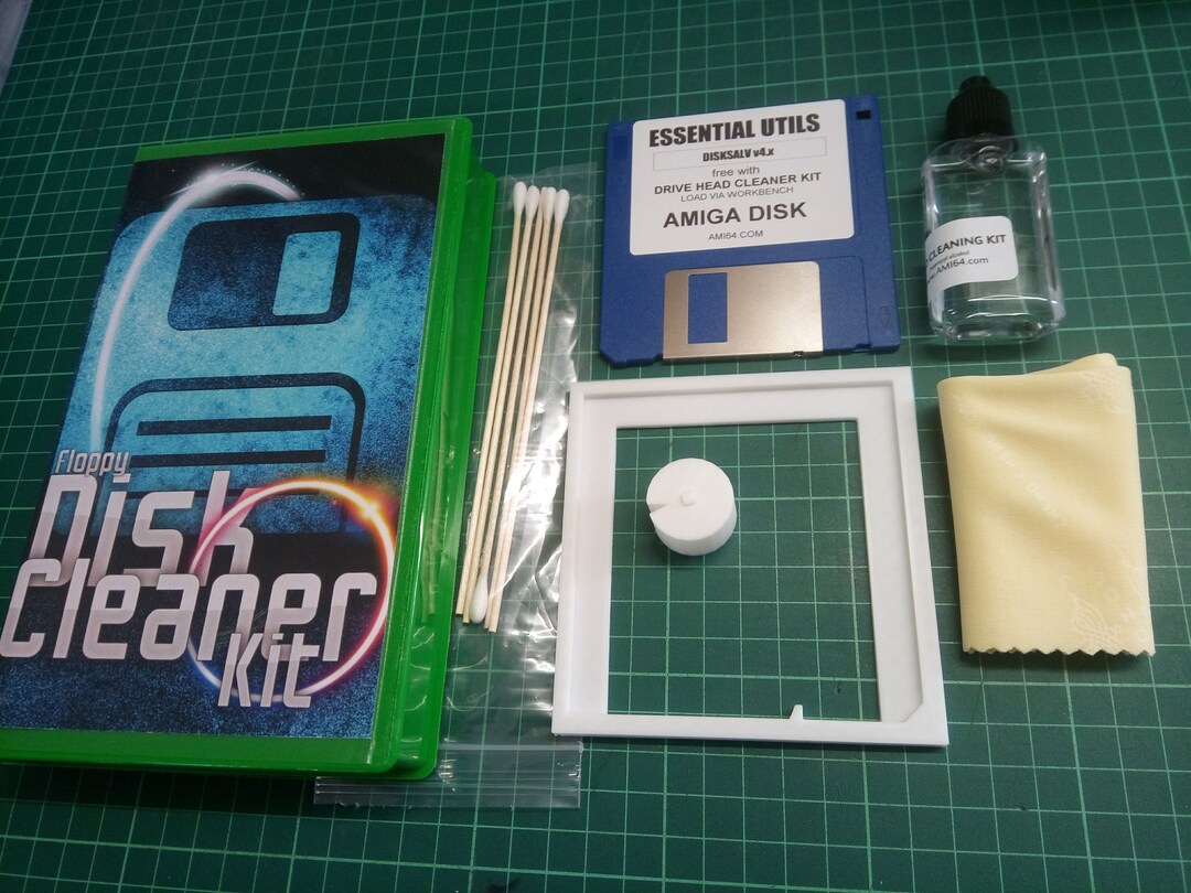 AMIGA 3.5" Floppy Disk Cleaner Kit | Atari ST, Old PC Etc - Etsy