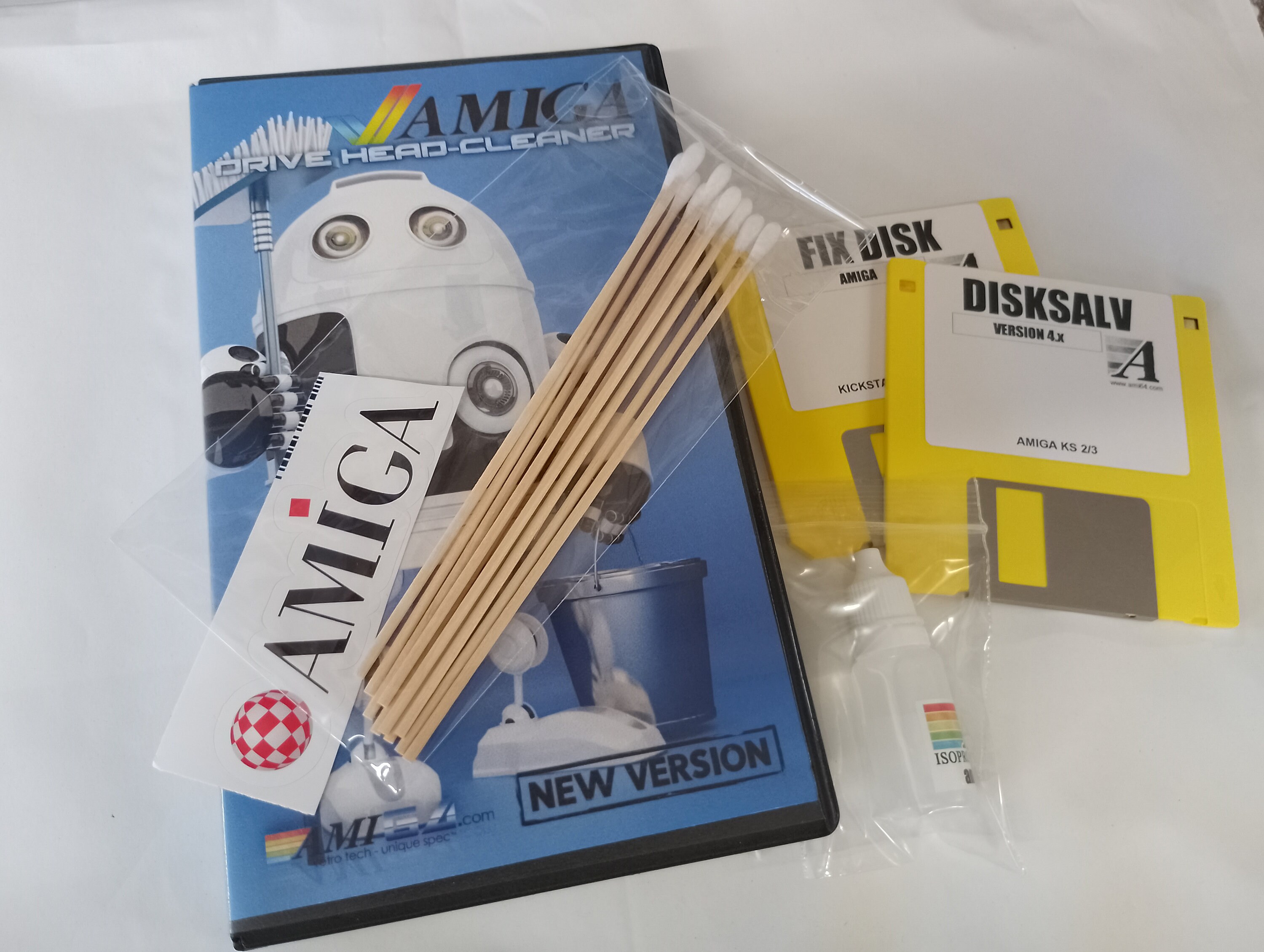 Amiga 3.5" Floppy Disk Drive Head Cleaner Kit [low Cost Alternative ...
