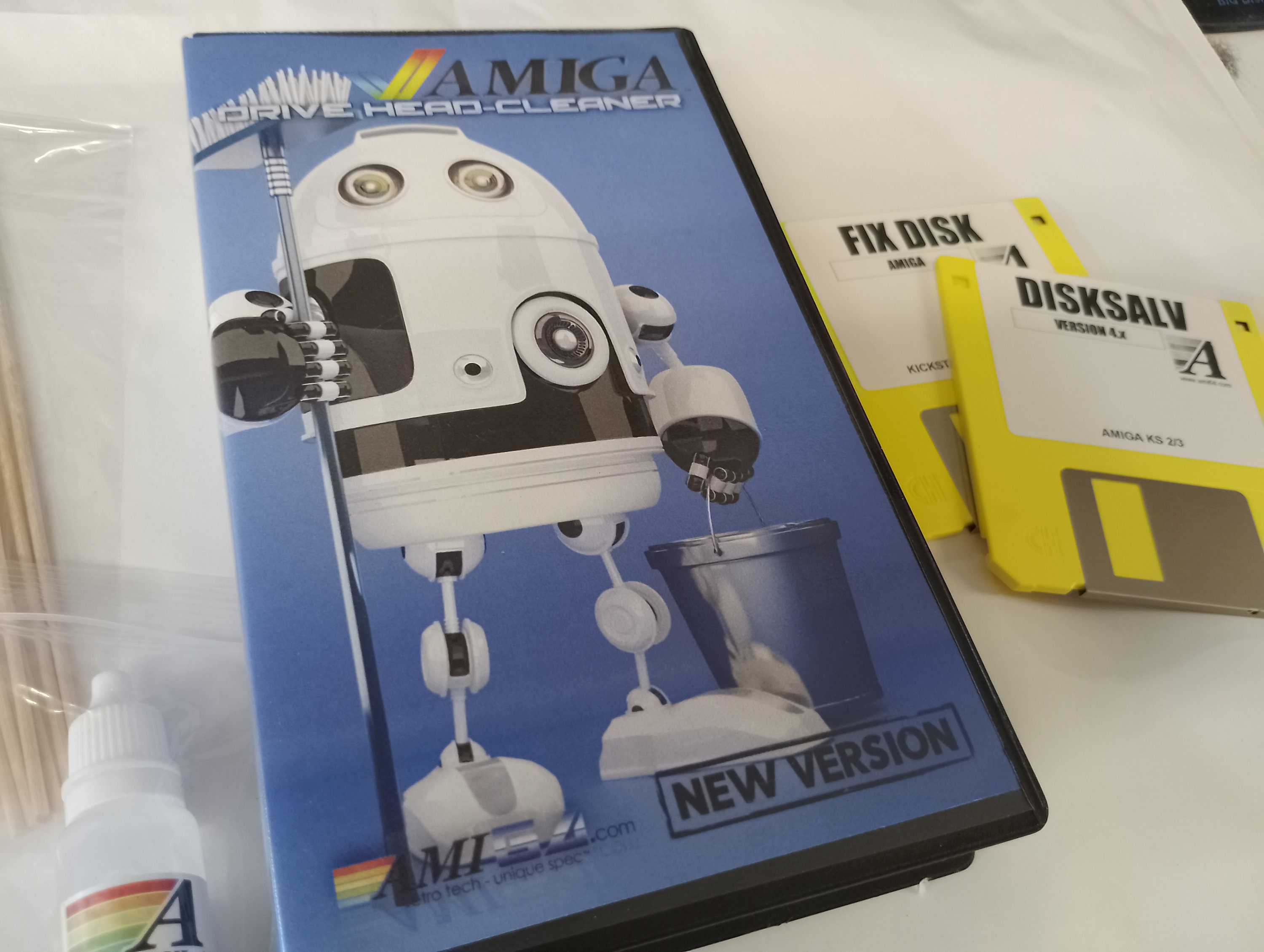 Amiga 3.5" Floppy Disk Drive Head Cleaner Kit [low Cost Alternative ...