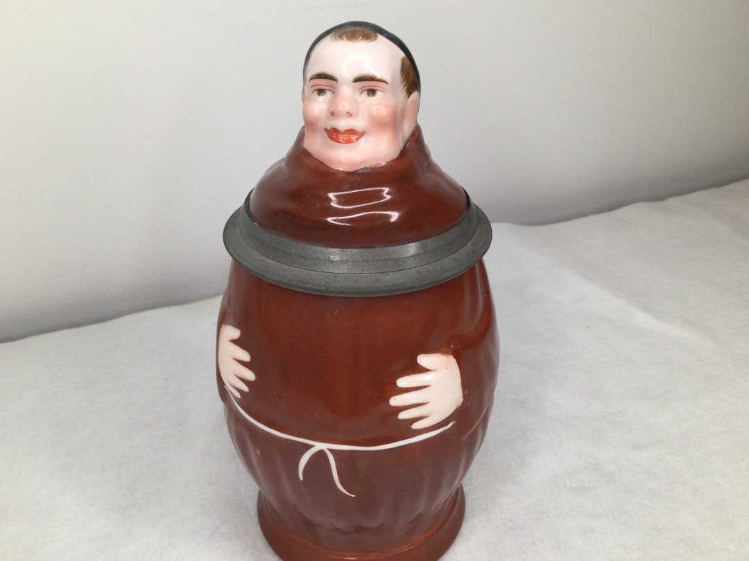 Antique German Monk Stein With Lithophane - Etsy