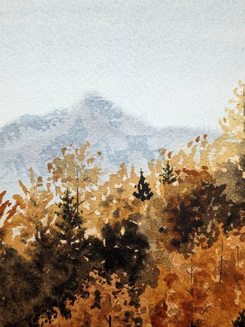Adirondack Art Print Watercolor Painting Landscape Art - Etsy