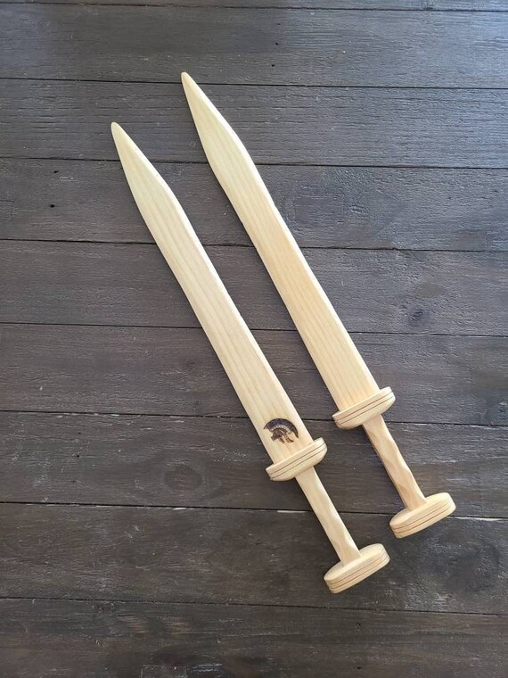 Wooden Gladius Gladiator Sword Custom Engraving Available at | Etsy
