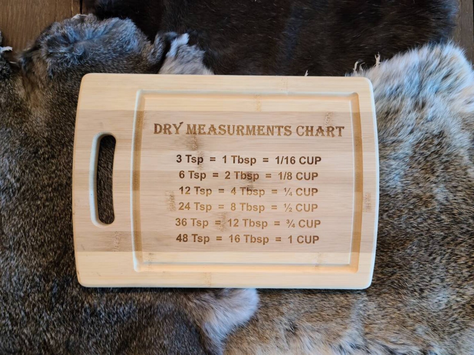 Laser Engraved Bamboo Butcher Block | Etsy