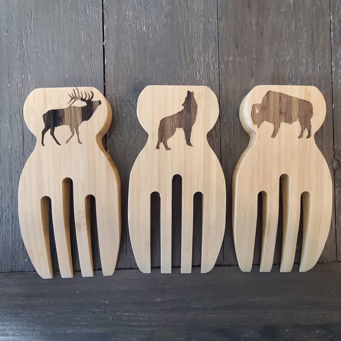 Personalized Salad Hands Salad Tongs Kitchen Utensils - Etsy