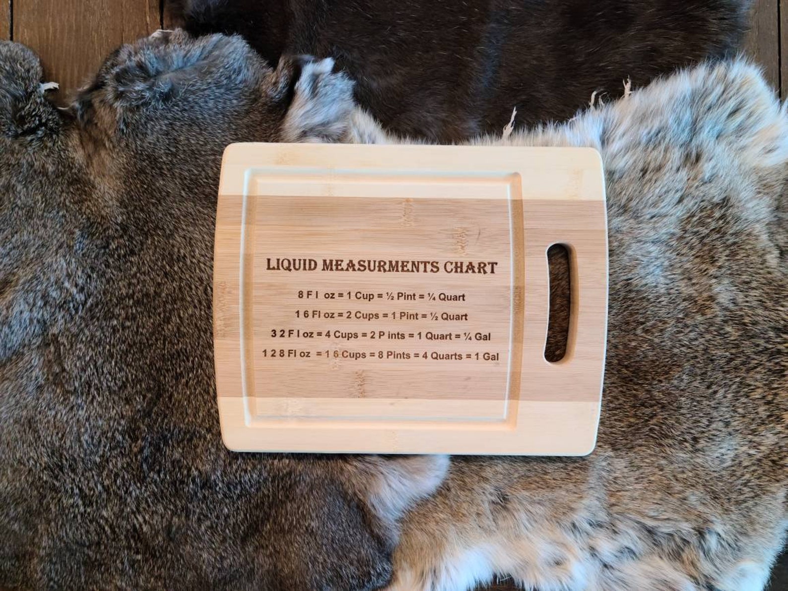 Laser Engraved Bamboo Butcher Block | Etsy