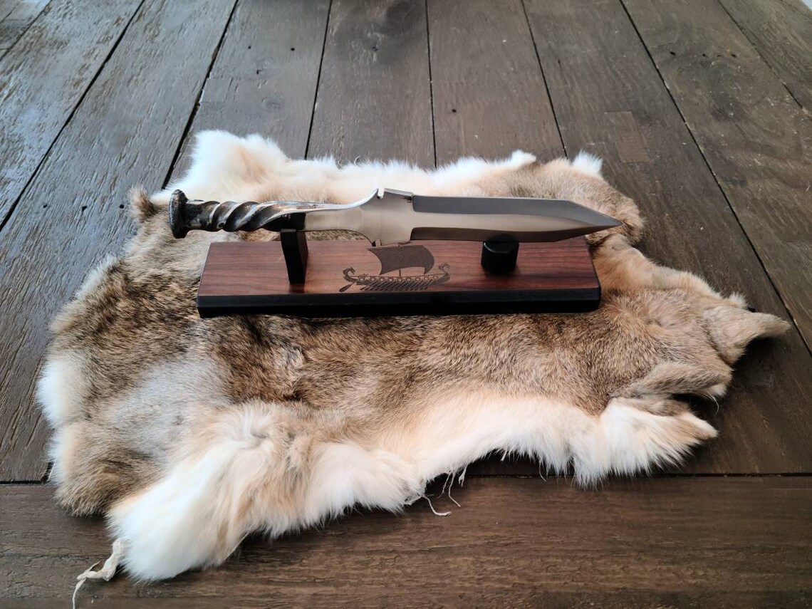 Knife Display Stand Custom Laser Engraving Available. - Etsy