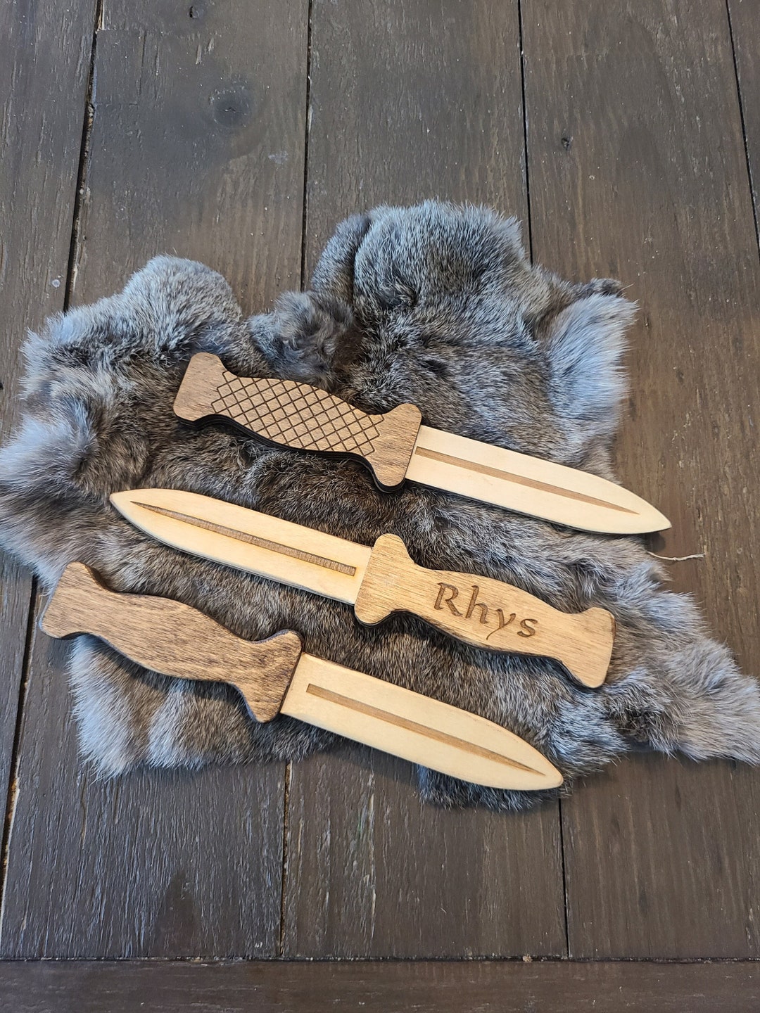 Children's Wooden Toy Dagger, Knife Customized Engraving Available - Etsy