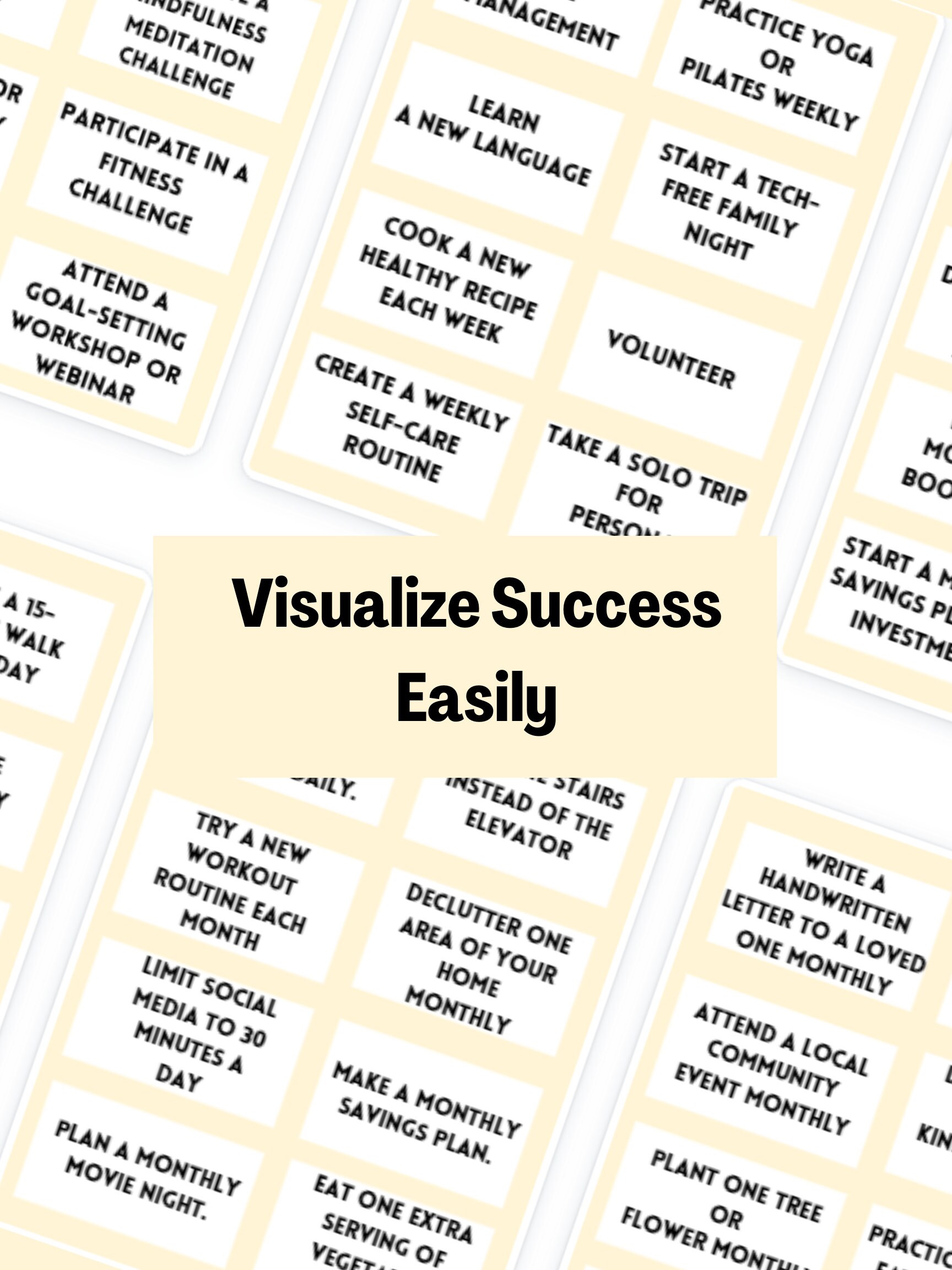 Vision Board | Inspiring Goal Ideas for Your Vision Board | Printable ...
