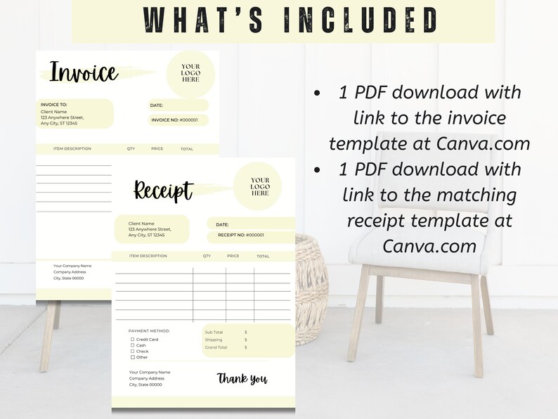 Invoice Template | Small Business Invoice Template | Business Invoice ...