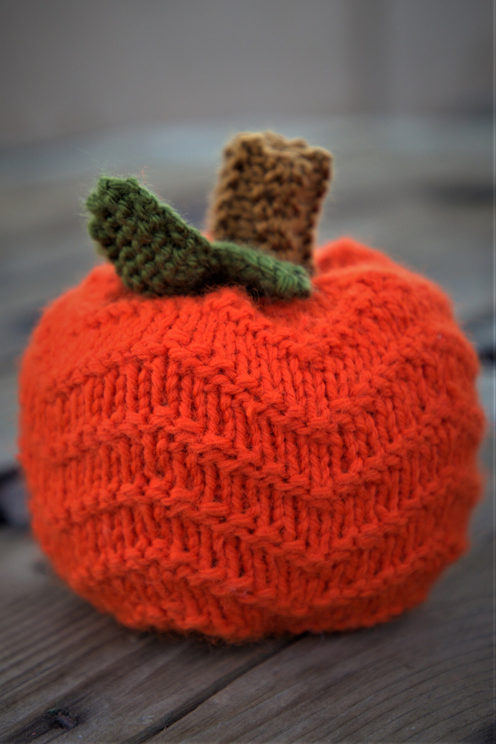 Knitting Pattern for Five Decorative Pumpkins (halloween, Fall, Orange ...