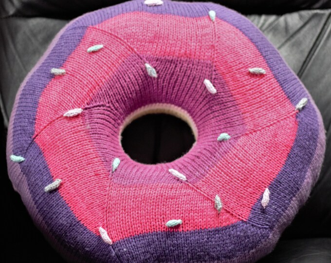 Donut Pillow Knitting Pattern - Etsy