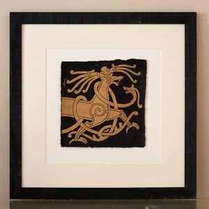 Norse Art, Norse Decor, Celtic Wall Art, Ringerike Style, Deer and ...