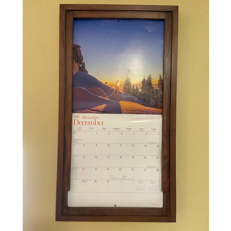 Wall Calendar Frameable - Etsy UK