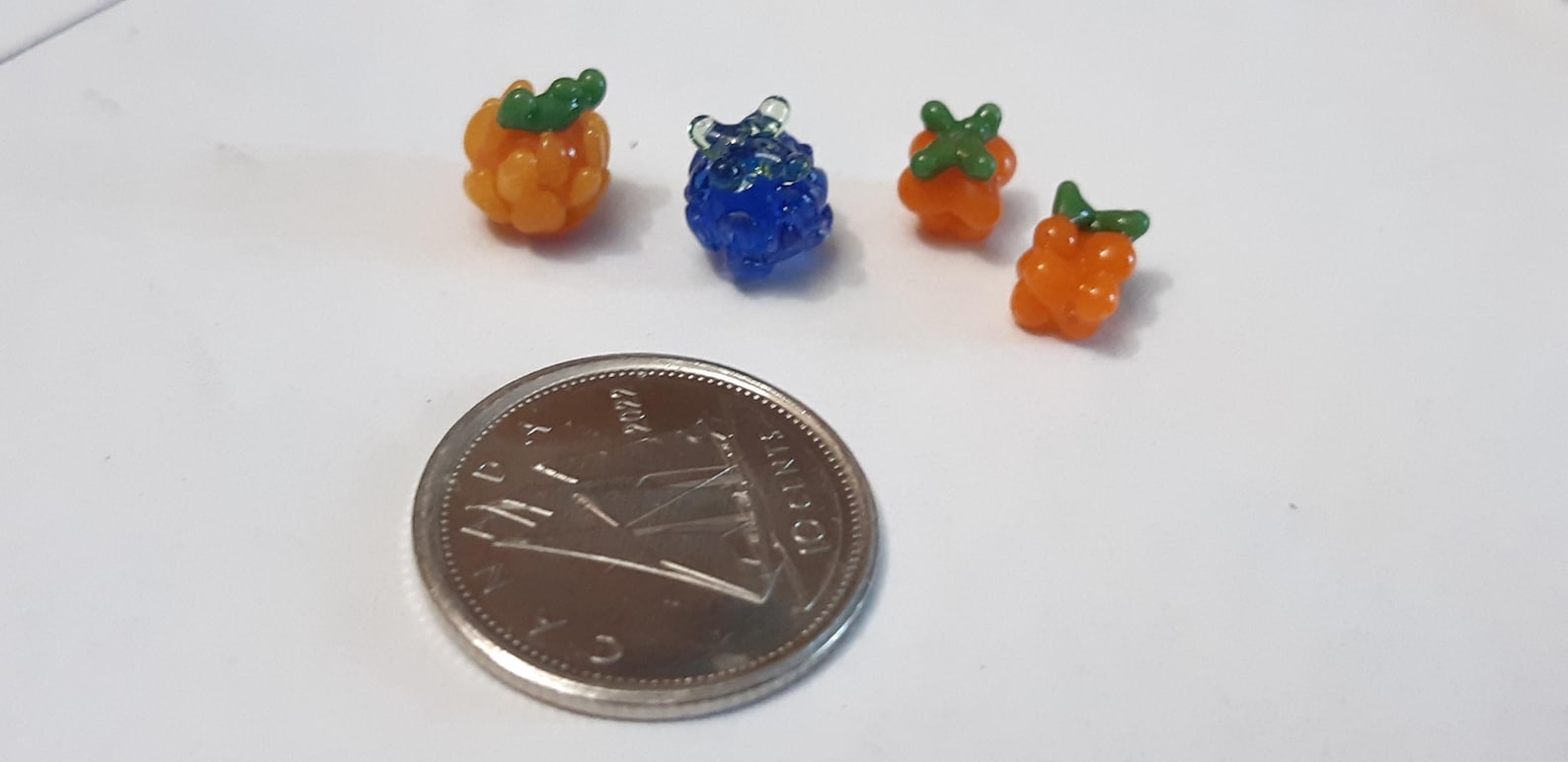 Mini Glass Art Sculpture, Devil Fruit Style Beads Single Bead - Etsy