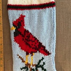Cardinal Stocking DIGITAL PATTERN ONLY - Etsy