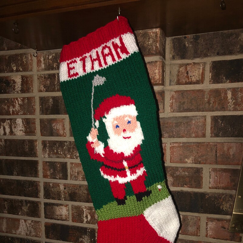 Golf Stocking Pattern - Etsy